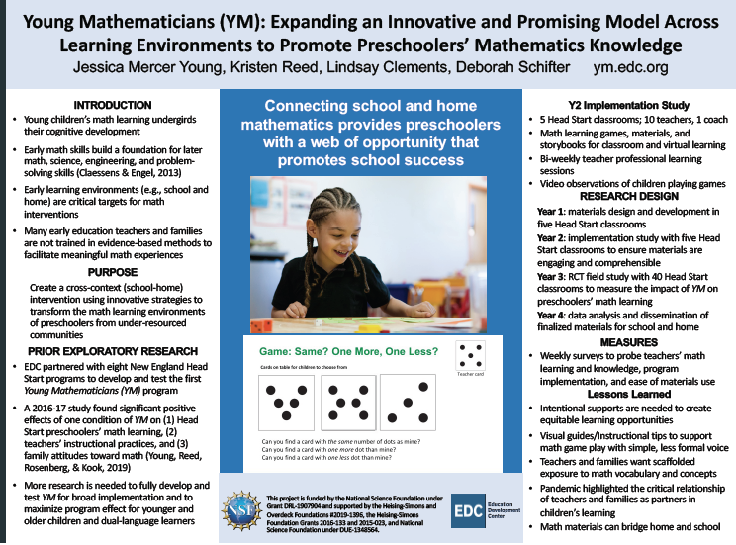 Young Mathematicians: Expanding an Innovative and Promising Model ...